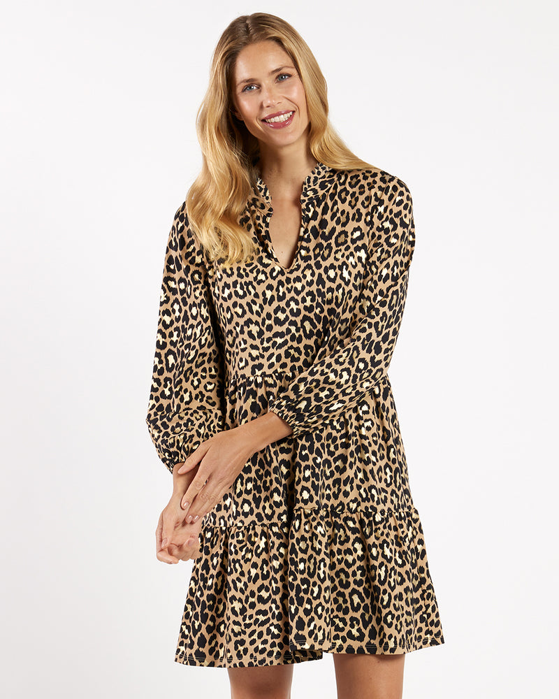 Dolly Dress Jude Cloth in Cheetah Gold | Jude Connally