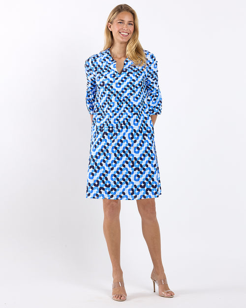 Kerry Dress Jude Cloth in Stargazer Peri| Jude Connally
