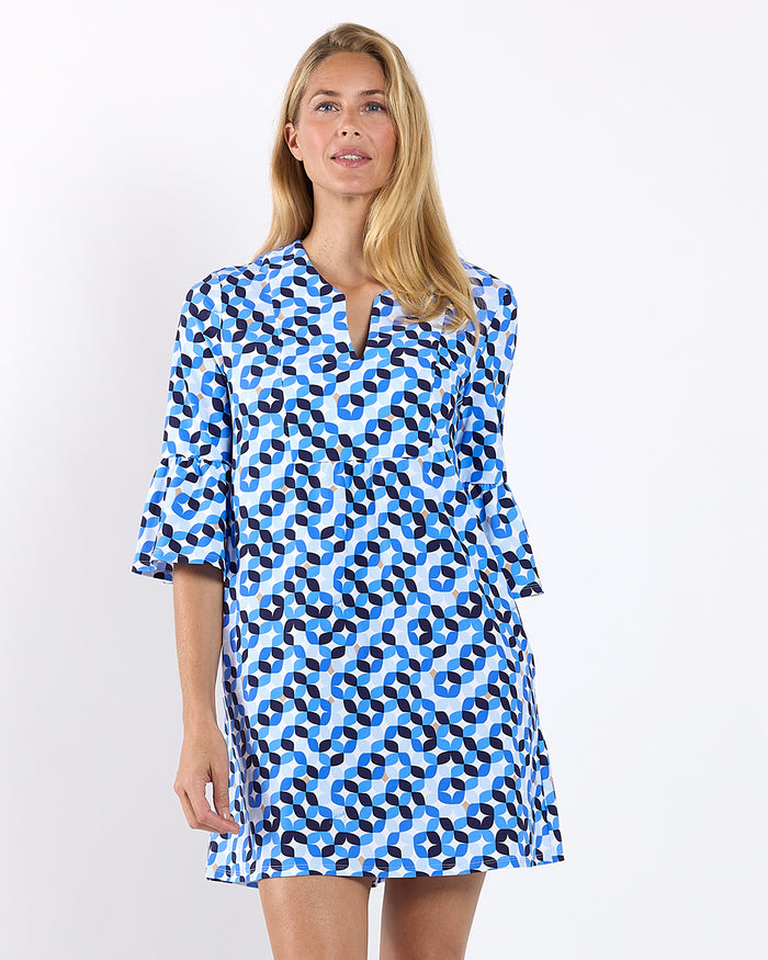Kerry Dress Jude Cloth in Stargazer Peri| Jude Connally