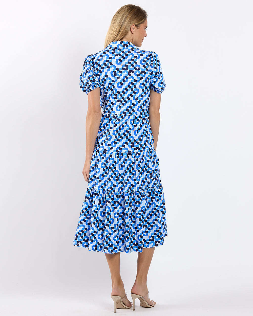 Portia Dress Jude Cloth in Stargazer Peri| Jude Connally