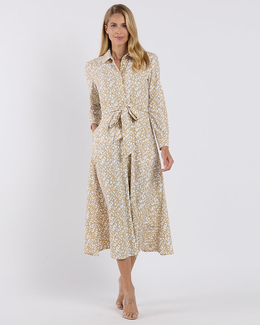 Kitty Dress Jude Cloth in Antelope Sand| Jude Connally