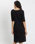 Monique Ponte Dress in Black| Jude Connally