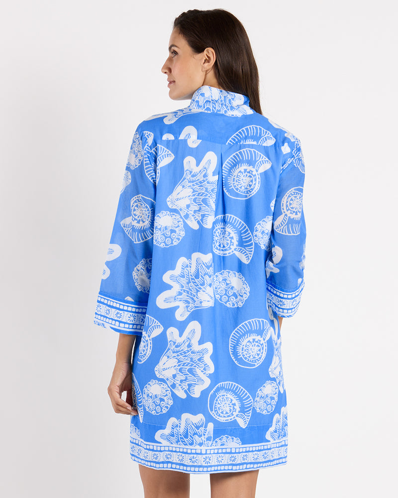 Helen Cotton Voile in Shoreline Harbor Blue | Jude Connally