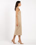 Darcy Dress Faux Suede in Camel| Jude Connally
