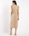 Darcy Dress Faux Suede in Camel| Jude Connally