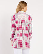 Hadley Top Jude Cloth in Petite Rattan Raspberry Gold| Jude Connally